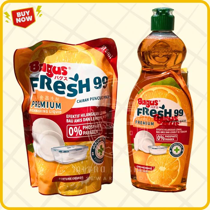 Jual SABUN CUCI PIRING BAGUS FRESH 99 ANTIBACTERIAL DISH WASHING LIQUID ...