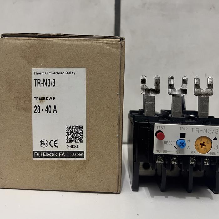 Jual Thermal Overload Relay Fuji TR-N3/3 28-40A Ampere TR-N3 / 3 Original - Kota Surabaya - Ori ...
