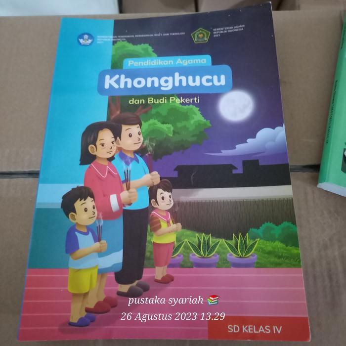 Jual buku pendidikan agama konghucu kelas 4 sd kurikulum merdeka k21 ...