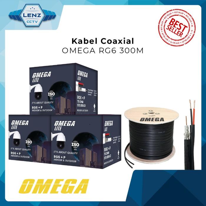 Jual Kabel CCTV Omega RG6 300M / Kabel Coaxial RG6 Omega 300M - Jakarta ...