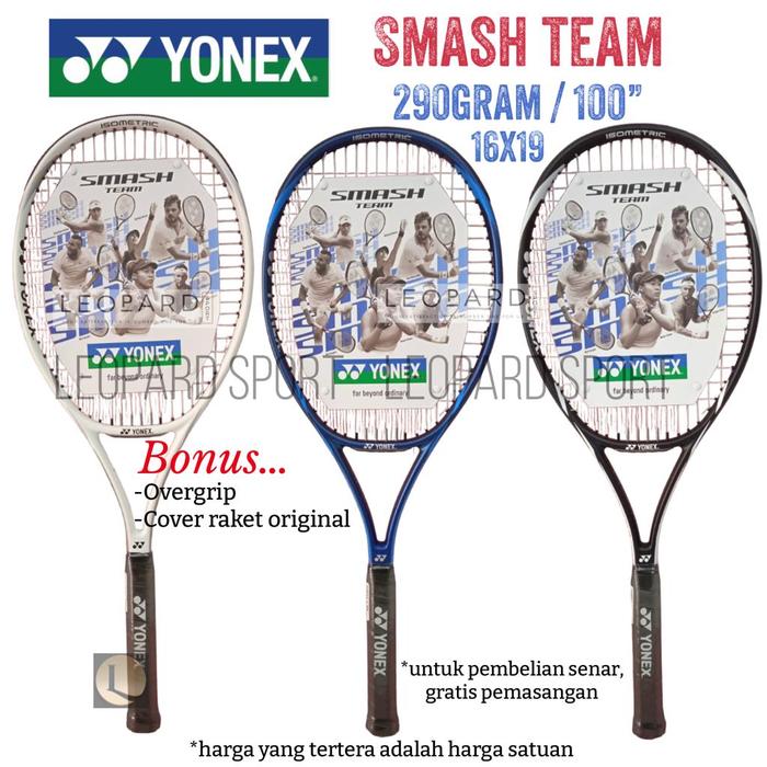 Jual Raket Tenis Yonex Smash Team Berat: 290g 100" / Tennis Racket - Kota Semarang - LEOPARD ...