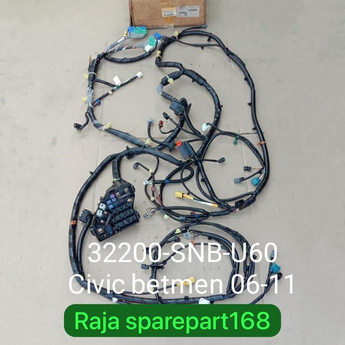 Jual wearing body harnes kabel bodi Honda Civic fd 32200-SNB-U60 ori ...