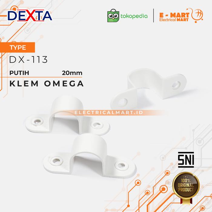 Jual Klem Pipa Conduit PVC 20mm / KLEM OMEGA 20mm - Kota Surabaya ...