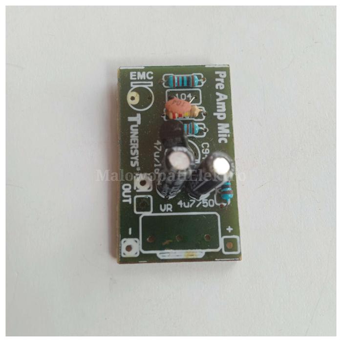 Jual Kit Preamp mic 1 Transistor tunersys Pre Amp Penguat Mic Vocal ...