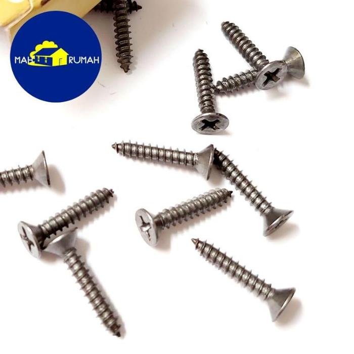 Jual @1ktk - SEKRUP KAYU PLUS (+) Skrup Paku Ulir - ARROW 5/8" 15mm x 5 ...