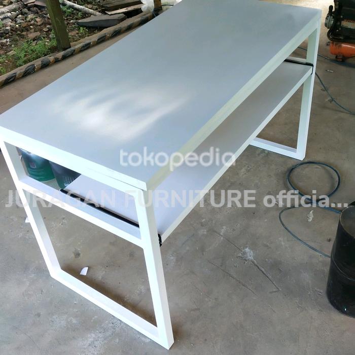 Jual meja piano dan keyboard kayu minimalis full duco rangka besi ...