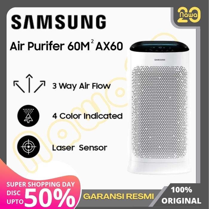 Jual samsung Air Purifier /60m / AX60R5080WD /AX5000 GARANSI RESMI ...