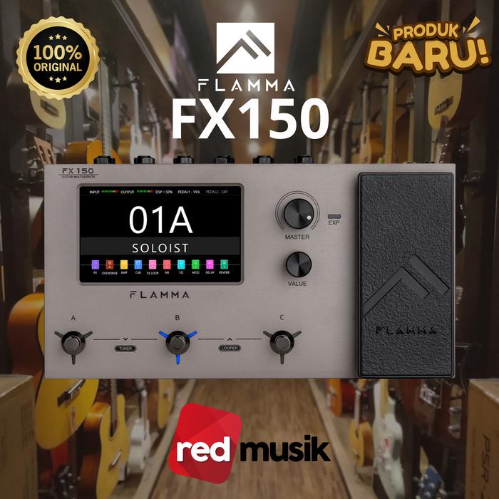 Jual Flamma FX150 FX-150 FX 150 Portable Multi Effects Pedal Gitar ...