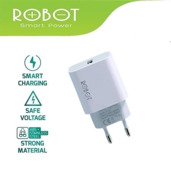 Jual ROBOT Adaptor Kepala Charger RT-K8 Batok Casan HP 10W Quick ...