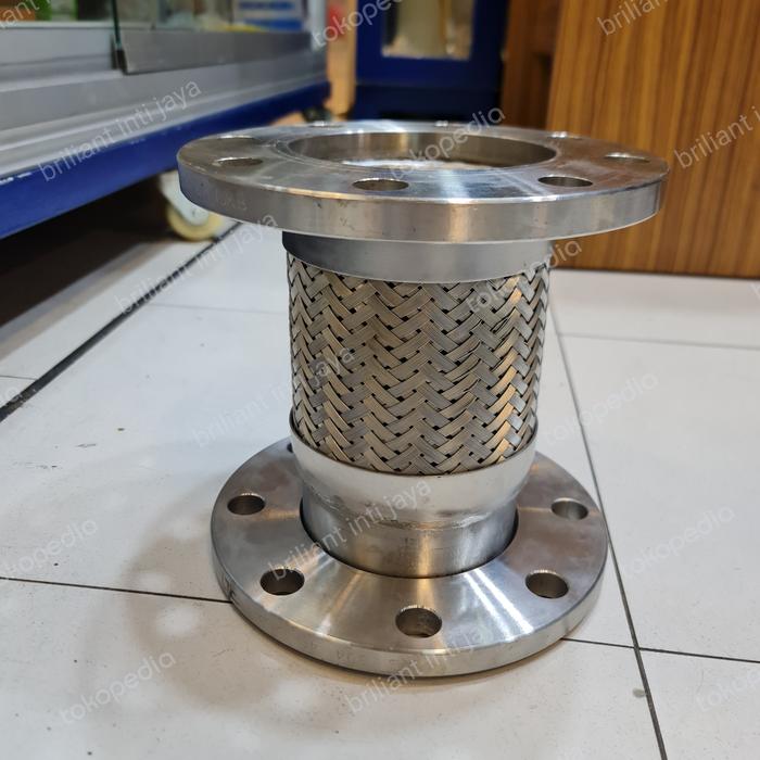 Jual Flexible Hose Flange Jis 10k Stainless 304 2" Inch Panjang 30cm ...