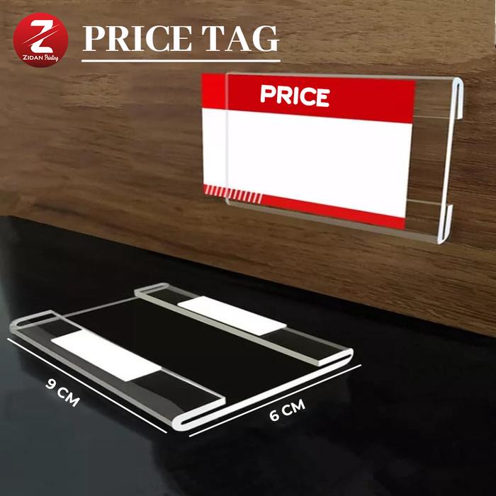 Jual LABEL HARGA AKRILIK | PRICE TAG | NAME TAG - Kab. Magetan - Zidan ...