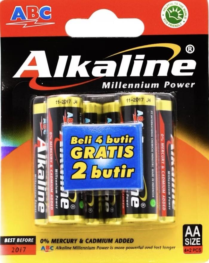 Jual BATERAI ABC ALKALINE KECIL LR 3 AAA A3 BATERAI AC REMOTE - Kab ...