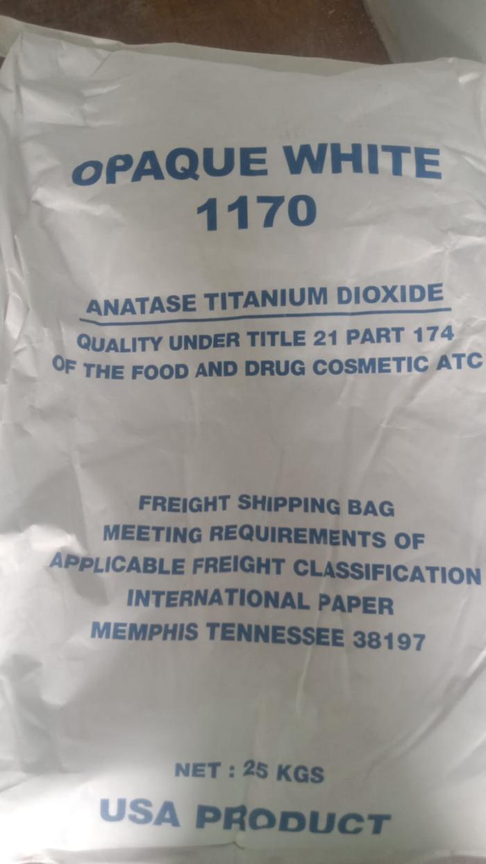 Jual Jual bahan kimia opaque white pewarna food grade ex-USA, zak 25 kg ...