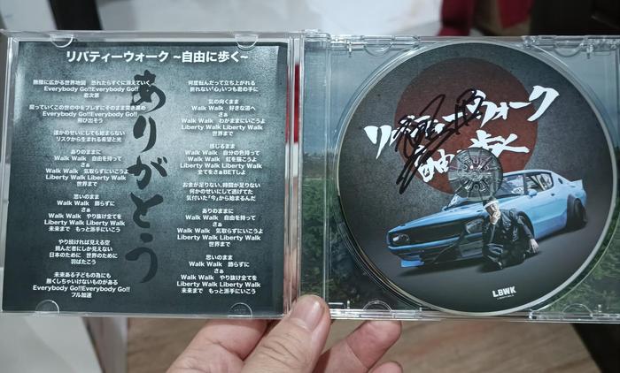 Jual Liberty Walk Free Walking CD With Original Signature Wataru Kato ...