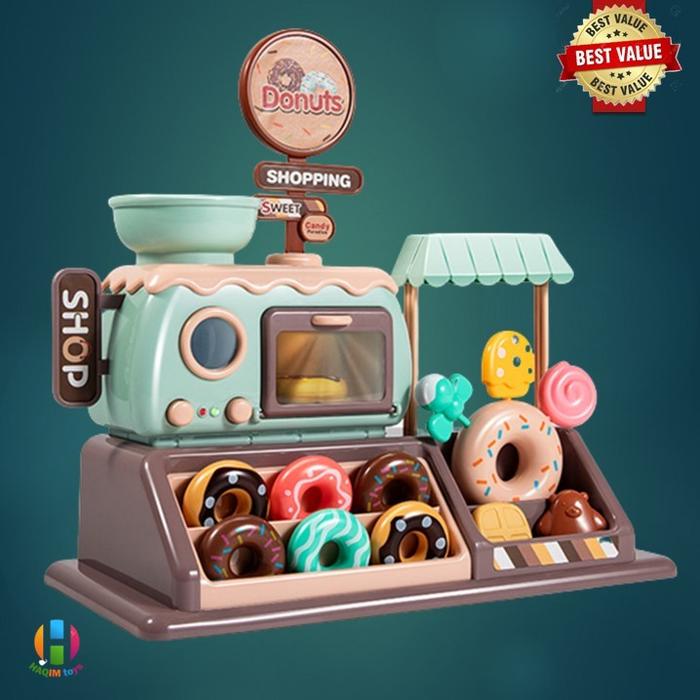 Promo Mainan Anak Perempuan Cewek Masak Masakan Kasir Kasiran Donut Sho ...