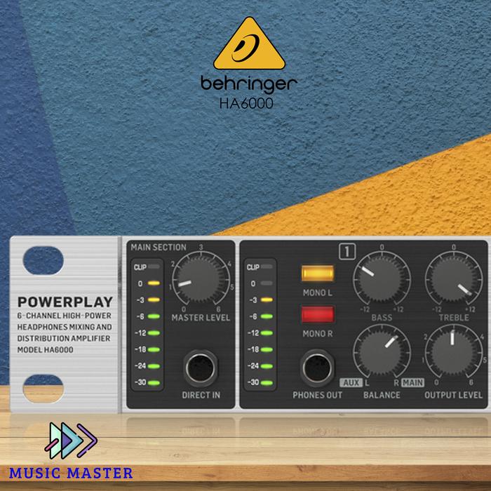 Jual Behringer HA6000 6CH Headphones Mixing and Distribution Amplifier ...
