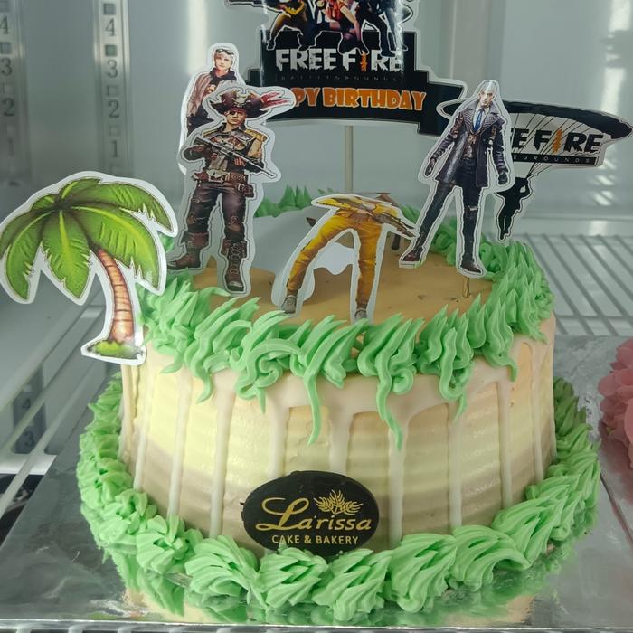 Jual kue ulang tahun karakter free fire - birthday cake - cake ultah ...