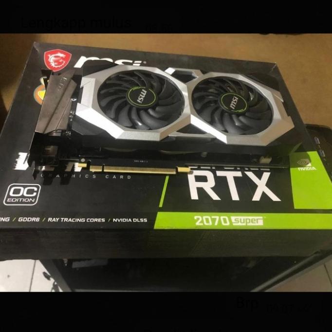 Jual MSI RTX 2070 Super Ventus OC 8GB -Box, Kitab Lengkap non LHR ...
