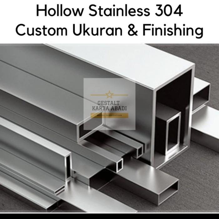 Jual Hollow Stainless Steel SUS304 Ukuran 50x50 1,5 mm Panjang 3 m ...
