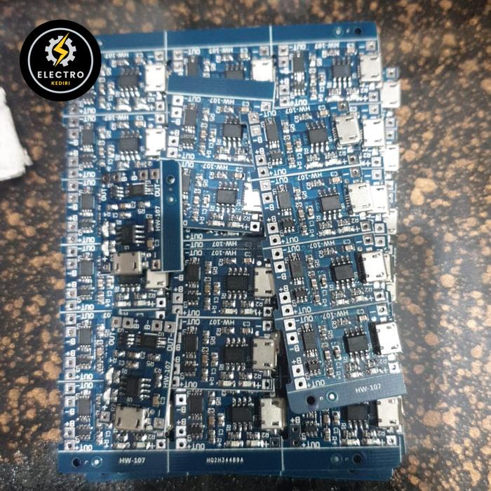 Jual Kit Modul cas baterai 18650 micro usb 5v 1a + protector - Kota ...