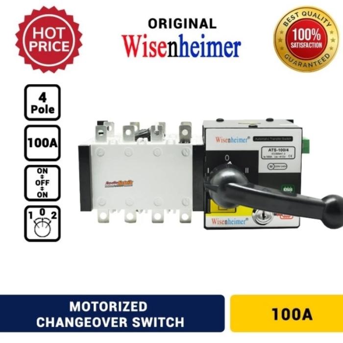 Jual CHANGE OVER SWITCH 4P 100A MOTORIZED COS OHM SAKLAR WISENHEIMER - Jakarta Pusat - Cahaya ...