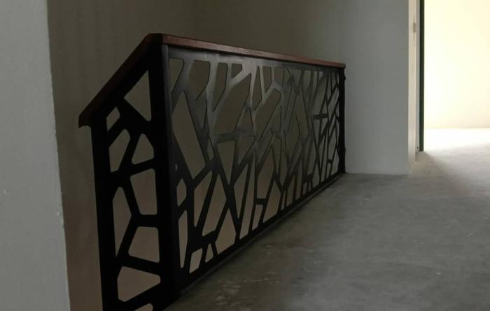Jual railing tangga void balkon ornament plat besi cnc laser cutting ...