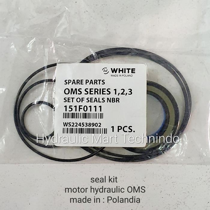 Jual seal kit hydraulic motor OMS orbital motor OMS seal WHITE (Danfoss) - Kota Bandung ...