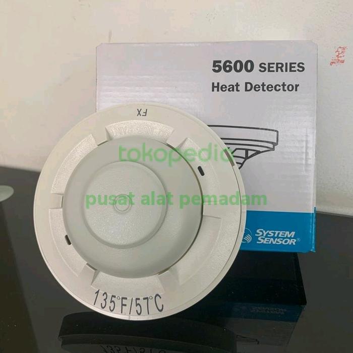 Jual fixed temperature heat detector notifier system sensor 5603 c/w ...
