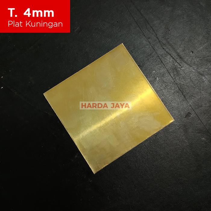 Jual Plat Kuningan Murni 4mm | Potongan Custom | Tebal 4 mm - Jakarta ...