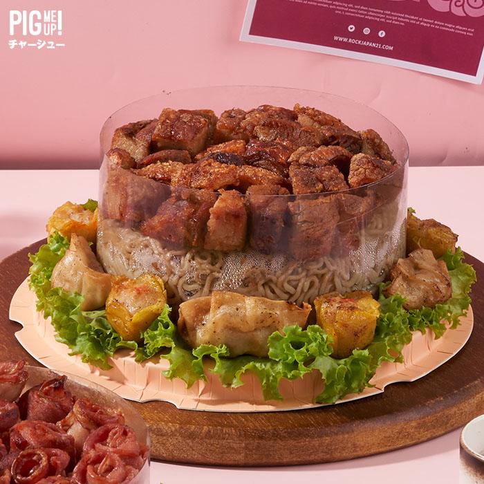Jual Porcheta Cake - Hampers ulang tahun - Tumpeng Crispy Pork Pig Me ...