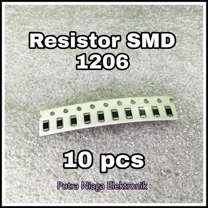 Jual (10pcs) Resistor SMD 1206 15 Ohm Chip 15R Tahanan Code Marking ...