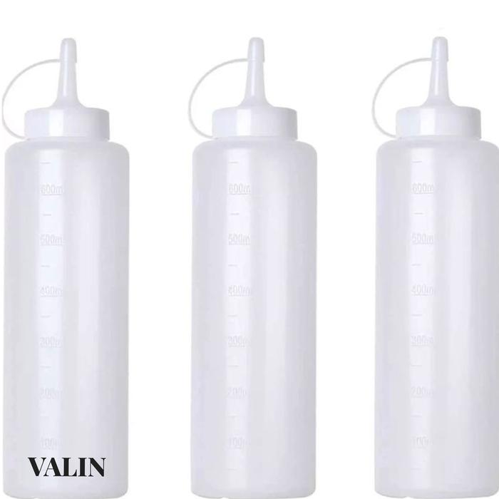 Jual Botol Saos Kecap Bumbu Mayo Minyak Plastik Transparan - 12 oz / 360 ml - 24 oz - Jakarta ...