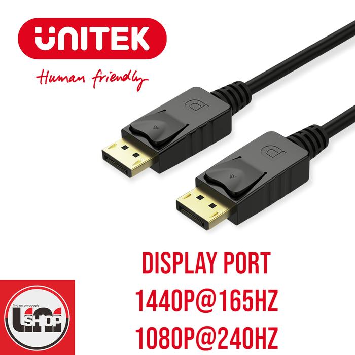 Jual Kabel Display Port UNITEK 4K 1,5M 2M 3M 5M - Displayport cable - 1 ...