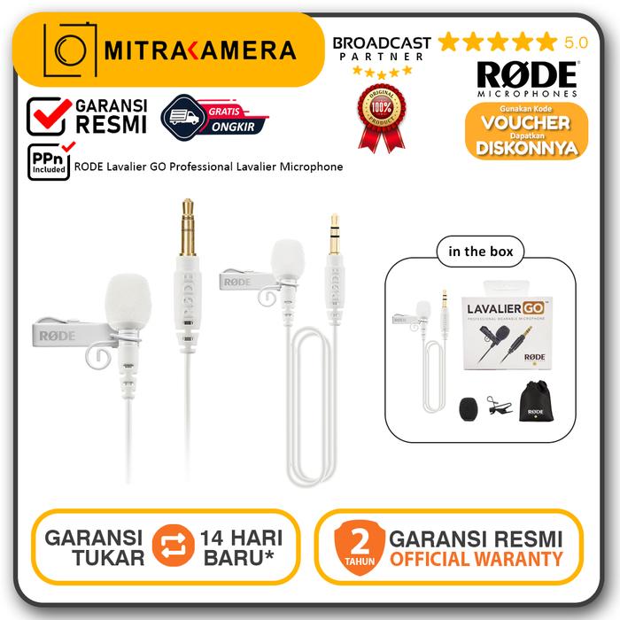 Jual RODE Lavalier GO Professional Lavalier Microphone Garansi Resmi ...