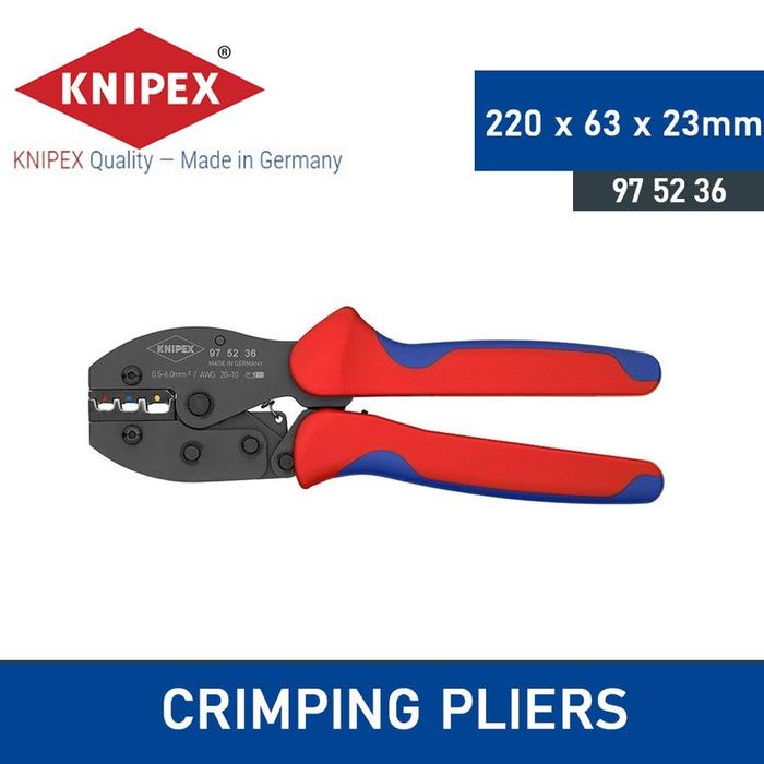 Jual Tang Crimping 97 52 36 Knipex PreciForce® Crimping Pliers ...