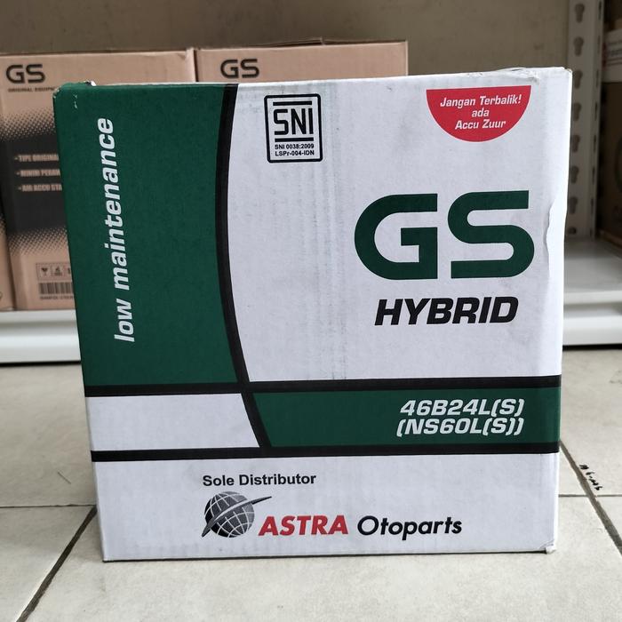 Jual Aki mobil Honda CRV, HRV, New Accord GS Astra Hybrid NS60LS aki basah - Jakarta Selatan ...