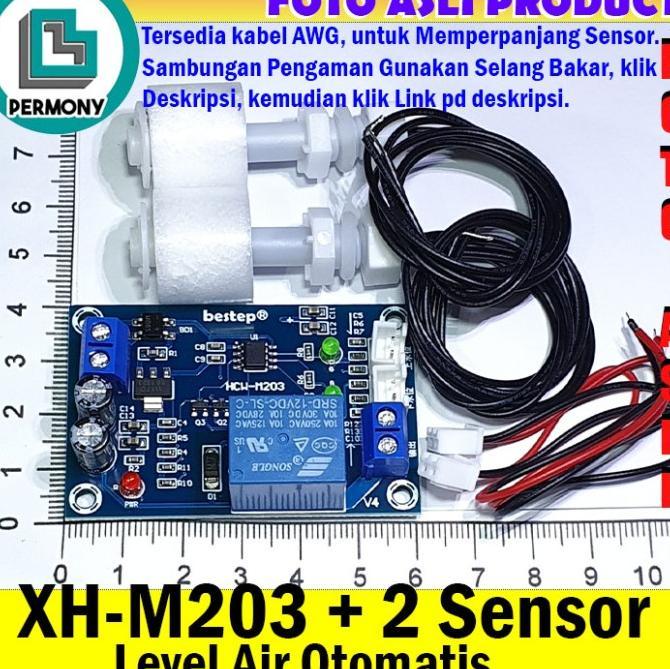 Jual Water Level Switch Control sensor air otomatis XH-M203+2 Sensor Radar - Kota Depok ...