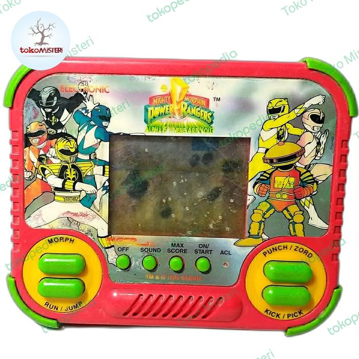 Jual Game Watch Gimbot Gamebot Power Rangers MMPR Tiger 1994 Saban Toys ...