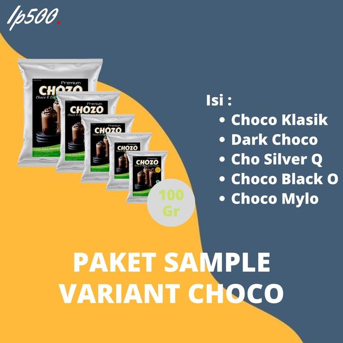 Promo PAKET SAMPLE CHOCO , Best 5 Variant , Harga 1 Paket isi 5 Rasa ...