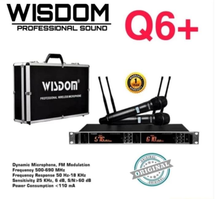Jual MIC WIRELESS WISDOM ULTRA Q6+ ULTRA Q6 PLUS ULTRAQ6+ ORIGINAL - Jakarta Pusat - SumberMaju ...