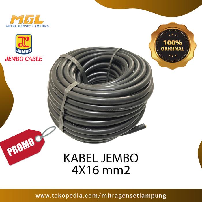 Jual KABEL JEMBO NYYHY 4X16 mm2 - Kota Bandar Lampung - Mitra Genset Lampung | Tokopedia