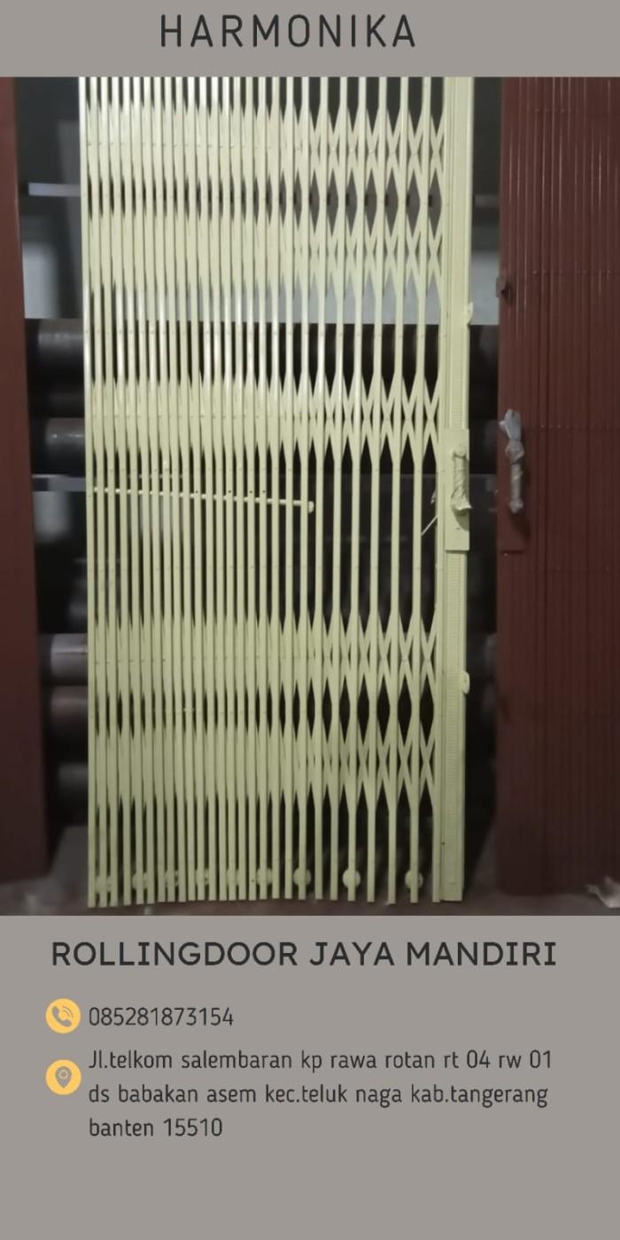 Jual rolling door harmonika folding - Kab. Tangerang - Rollingdoor Jaya ...