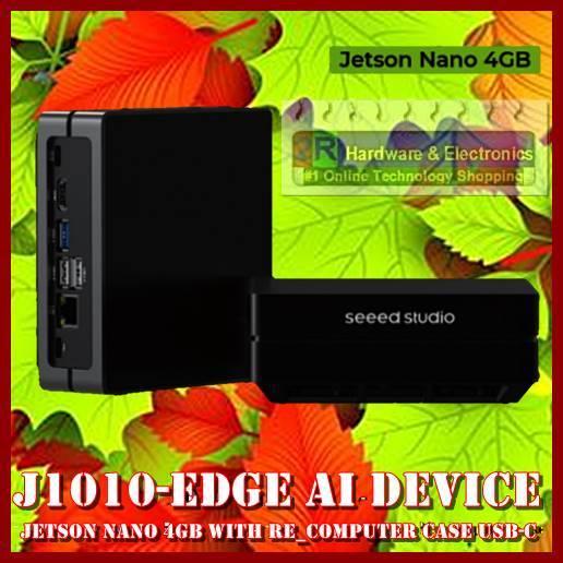 Jual Jetson Nano 4GB J1010 Edge AI interface USB-C with re_Computer ...