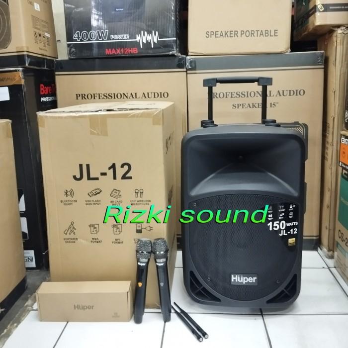 Jual Speaker Portable Wireless HUPER JL12 / JL 12 12INCH ORIGINAL ...