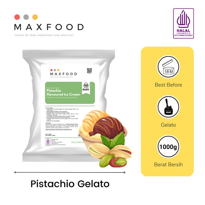 Jual Gelato Powder Pistachio / Bubuk Gelato Rasa Kacang Pistachio 1 KG ...