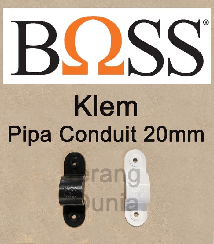 Jual Klem Pipa Boss Conduit 20mm Klem Boss Conduit 20mm Clamp Boss Pipa ...