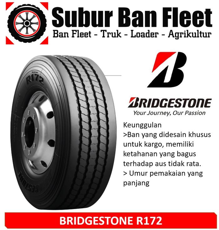 Jual Bridgestone R172 1100 R20 Ban Truk 11.00 R20 16PR RADIAL FULL SET - Kota Cimahi - Subur Ban ...