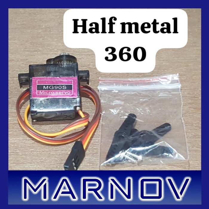 Jual MG90S Tower Pro MG-90S Metal gear servo MG90 MG-90 Full Half Metal ...