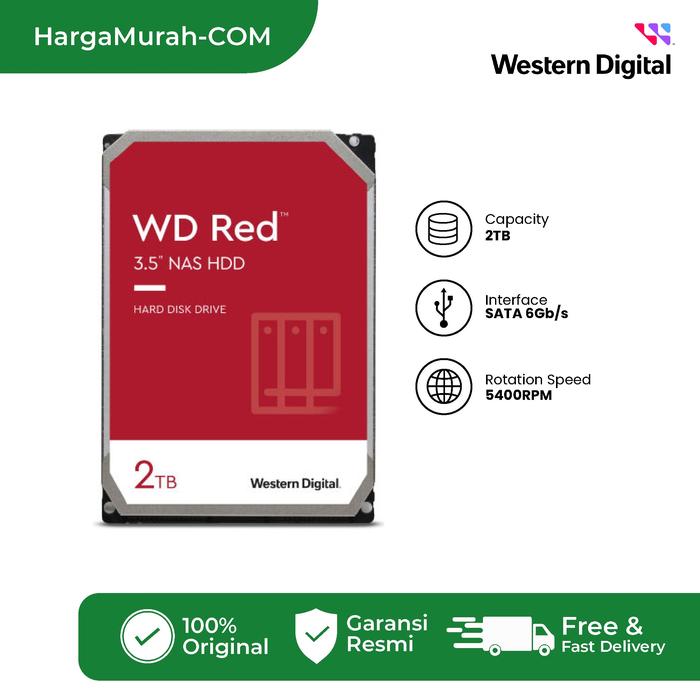 Jual WD Red 2TB NAS Hard Drives WD20EFRX - Jakarta Pusat - HargaMurah ...