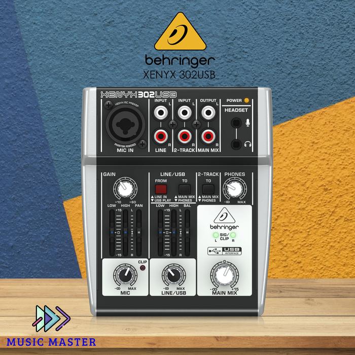 Jual Behringer Xenyx 302USB / Xenyx 302USB Audio Interface - Kab ...
